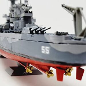 USS North Carolina BB-55 The Showboat Big Battleship 1/500 Scale Plastic Model kit by Atlantis