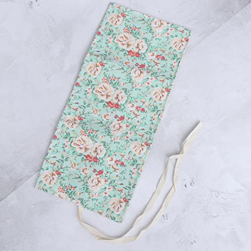 NUOBESTY Roll Up Pen Pouch Pencil Roll Wrap Colored Pencil case Pencil Holder case Roll- Up Pencil Bag 36 Slots Canvas Pencil Bag Roll