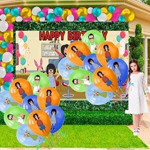 Bob Burgers Party Supplies Decorations Birthday Cake Topper Balloons Banner Backdrop Decor