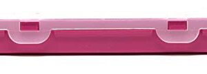 9" Square Fuchsia Plastic Hobbies & Crafts Organizer Storage Case with 8 Dividers for Odds and Ends