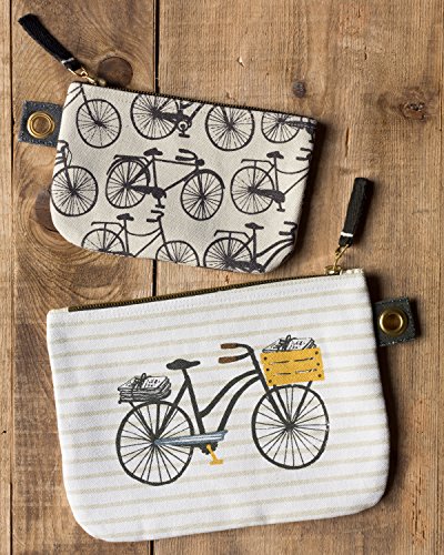 Danica Studio Danica Large Zipper Pouch, Bicicletta