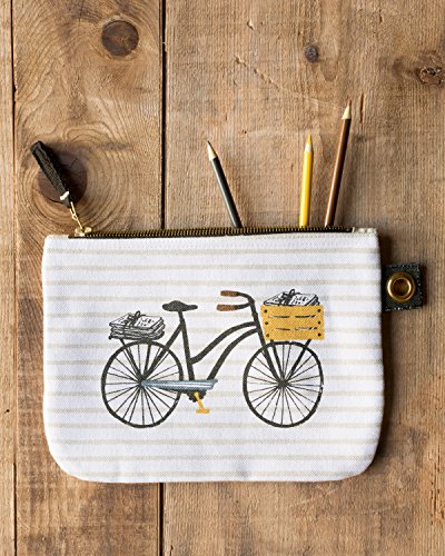 Danica Studio Danica Large Zipper Pouch, Bicicletta