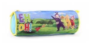 teletubbies round pencil cases, 20 cm, blue