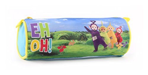 Teletubbies Round Pencil Cases, 20 cm, Blue