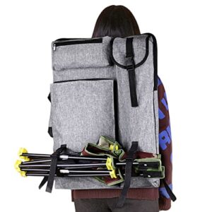 art portfolio carry bag 4k canvas artist portfolio carry shoulder bag art supply portable water-resistant artist tote carry bag adjustable large capacity drawing sketching board organizer backpack