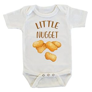 witty and bitty little nugget food meme onesie / bodysuit (0-3 months)