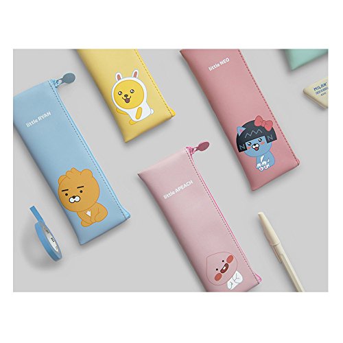 Kakao Talk Kakao Friends Flat Pencil Case Multi-Purpose Pouch (Little Apeach)