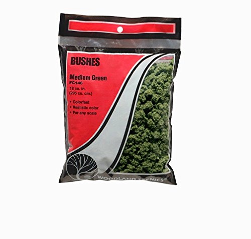 Woodland Scenics Bushes 18 to 25.2 Cubic Inches-Medium Green