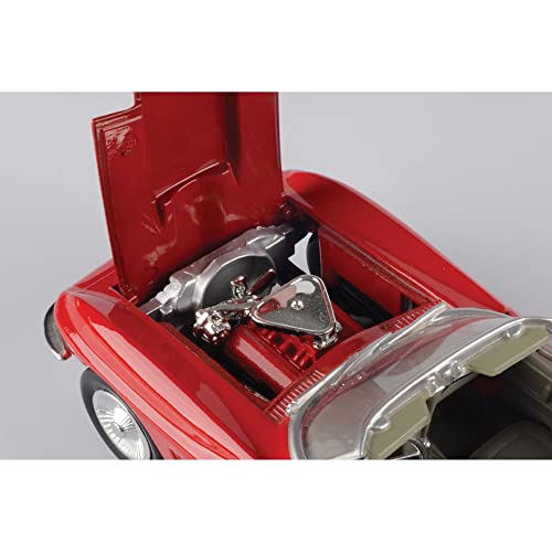 1967 Chevy Corvette, Red - Motormax 73224 - 1/24 Scale Diecast Model Toy Car