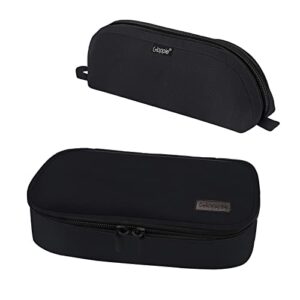 gloppie pencil bag pencil pouch pen case simple pencil case black pencil storage bag office college supplies for adults