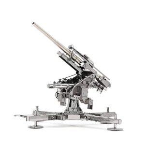 fascinations metal earth premium series german flak 88 3d metal model kit