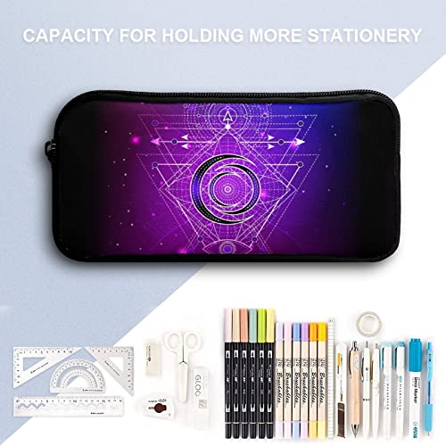 Geometric Pattern Pencil Case Pencil Pouch Coin Pouch Cosmetic Bag Office Stationery Organizer