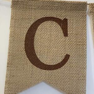 Rustic Burlap Coffee Bar Banner for farmhouse wall and table decor,Party Supplies and Decorations for Kids Birthday,Wedding,Anniversary,Bachelorette,Winter Hot Coffee Bar Sign for Photo Prop and Backd