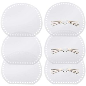 exceart knitting tools 1 set acrylic bag weaving board with cat shape panel board shaper for diy knitting crochet bag handbag purse summer bag clear women bags weaving board