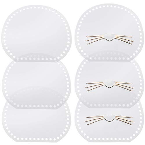 EXCEART Knitting Tools 1 Set Acrylic Bag Weaving Board with Cat Shape Panel Board Shaper for DIY Knitting Crochet Bag Handbag Purse Summer Bag Clear Women Bags Weaving Board