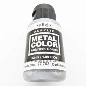 Vallejo Acrylics Metak Dark Aluminium 32ml Model Kit