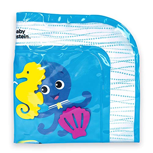 Baby Einstein Octopus Water Play Mat - Safety Fill Line, Tummy Time Activity & Sensory-Toy for Babies Newborn and up, Blue