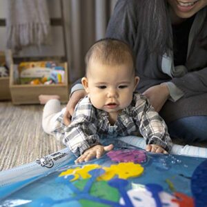 Baby Einstein Octopus Water Play Mat - Safety Fill Line, Tummy Time Activity & Sensory-Toy for Babies Newborn and up, Blue