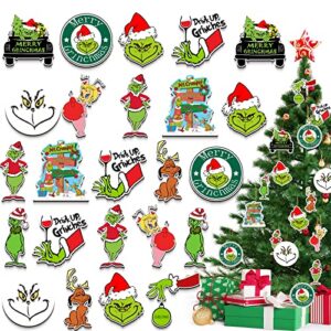 christmas decorations, 24pcs paper christmas tree ornaments, ornaments for christmas trees