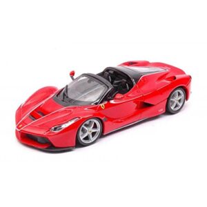 ferrari laferrari f70 aperta red 1/24 diecast model car by bburago 26022