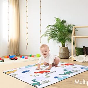 50 x 50 Play Mat for LIAMST and TODALE Baby Playpen, Non-Slip Washable Baby Playpen Mat, Baby Crawling Mats for Floor, Portable Travel Large Play Mats for Toddlers and Infants