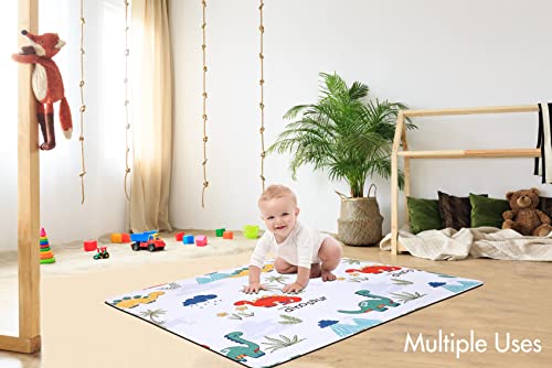 50 x 50 Play Mat for LIAMST and TODALE Baby Playpen, Non-Slip Washable Baby Playpen Mat, Baby Crawling Mats for Floor, Portable Travel Large Play Mats for Toddlers and Infants