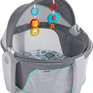 Fisher-Price On-the-Go Baby Dome Bubbles, travel portable play space and napping spot with canopy [Amazon Exclusive]