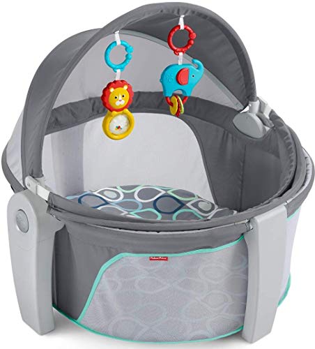 Fisher-Price On-the-Go Baby Dome Bubbles, travel portable play space and napping spot with canopy [Amazon Exclusive]