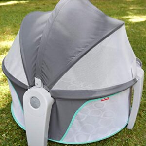 Fisher-Price On-the-Go Baby Dome Bubbles, travel portable play space and napping spot with canopy [Amazon Exclusive]