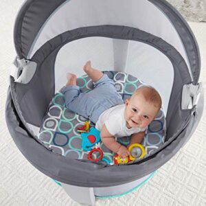 Fisher-Price On-the-Go Baby Dome Bubbles, travel portable play space and napping spot with canopy [Amazon Exclusive]