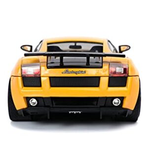 Jada Toys Fast & Furious 1:24 Lamborghini Gallardo Superleggera Die-cast Car Yellow, Toys for Kids and Adults