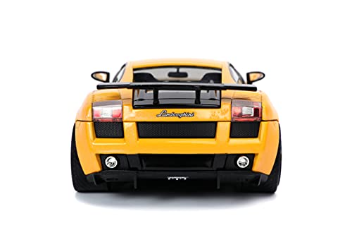 Jada Toys Fast & Furious 1:24 Lamborghini Gallardo Superleggera Die-cast Car Yellow, Toys for Kids and Adults