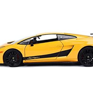 Jada Toys Fast & Furious 1:24 Lamborghini Gallardo Superleggera Die-cast Car Yellow, Toys for Kids and Adults