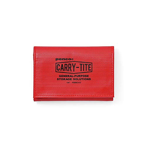 Penco Carry Tite Case - General Purpose Folding PVC Organizer Wallet/By Hightide Japan (Red)