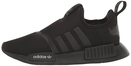 adidas Originals Baby NMD 360 Sneaker, Black/Silver Metallic/White, 6 US Unisex Infant