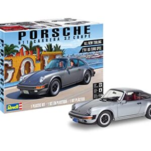 Revell 85-4521 Porsche 911 Carrera 3.2 Coupe 2N1 Model Car Kit 1:24 Scale 109-Piece Skill Level 4 Plastic Model Building Kit