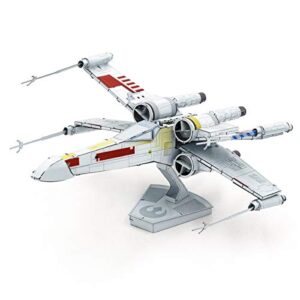 fascinations metal earth premium series star wars x-wing starfighter in color 3d metal model kit