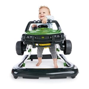 John Deere 4-in-1 Gator Baby Walker, Push Walker Activity Center, Authentic Gator Design, Easy Fold Frame, Green Age 6 Months+