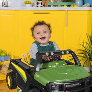 John Deere 4-in-1 Gator Baby Walker, Push Walker Activity Center, Authentic Gator Design, Easy Fold Frame, Green Age 6 Months+