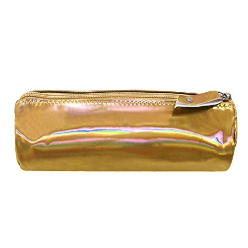 Mily Hologram Pencil Case Wrap Comestic Bag (Gold)