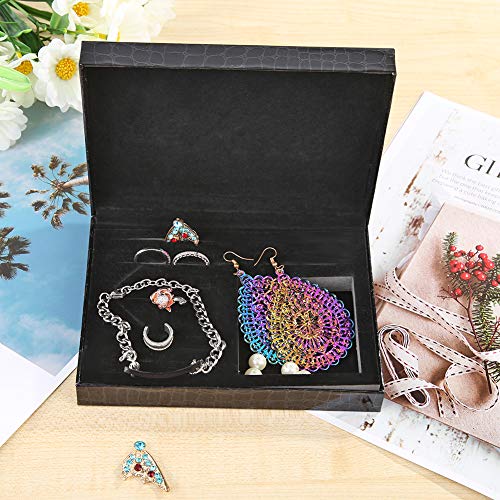 LUSandy DIY 5D Dragonfly Diamond Painting Jewelry Box Kits for Adults Kids, Special Shaped Crystal Rhinestone Diamond Art Jewelry Case Storage Organizer PU Leather Rings Necklace Bracelet Storage Box