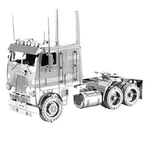 fascinations metal earth freightliner coe truck 3d metal model kit