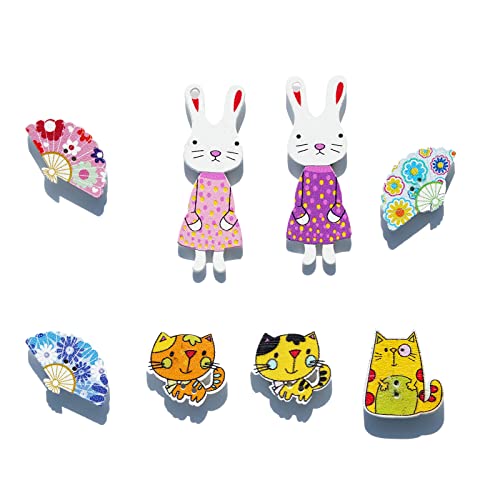 8pcs Needle Minder for Cross Stitch,Sewing Magnetic Needle Keeper,Cute Cat&Rabbit Cartoon Pin,Needle Holder for Embroidery,Needlework Storage Accessory, Gift for Cross Stitch Lover（3-Needle）