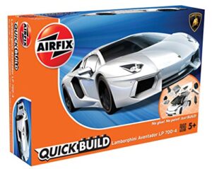 airfix quickbuild j6019 quickbuild lamborghini aventador – white