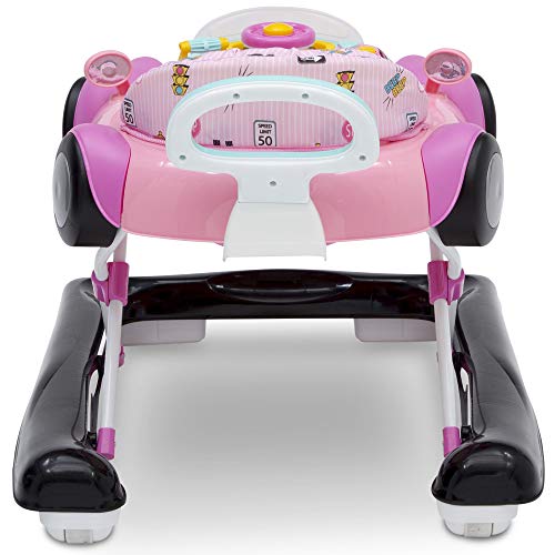 Delta Children First Race 2-in-1 Walker, Pink