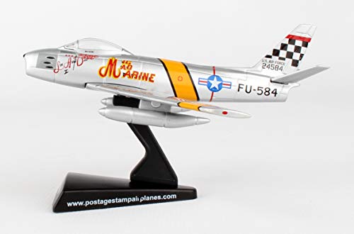 Daron Worldwide Trading Stamp F-86 Sabre Mig Mad Marine Jet