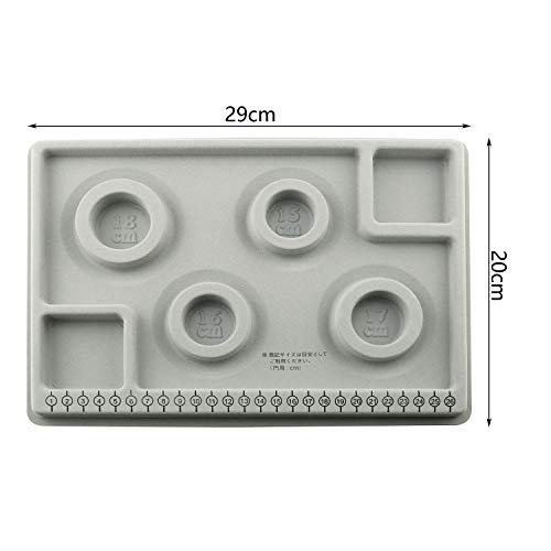 Tegg Bracelet Board 4 Grids Flocked Bead Beading Jewelry Organizer Tray for Bracelet Jewelry Making Design DIY Craft Panel