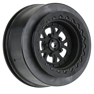 Pro-line Racing 1/10 Pomona Drag Spec Rear 2.2"/3.0" 12mm Drag Wheels 2 Black PRO277603