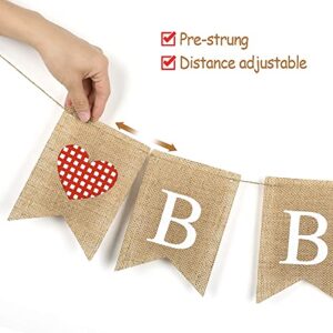 2 Pcs Burlap Welcome I DO BBQ Sign Banners Garland Bachelorette Party Picnic Wedding Engagement Bridal Shower Decoration Bride to Be Sign, Better Be Quick(BBQ) Photo Backdrop Supplies