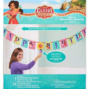 American Greetings Disney Elena of Avalor Party Supplies, Add-an-Age Birthday Party Banner, 1-Count